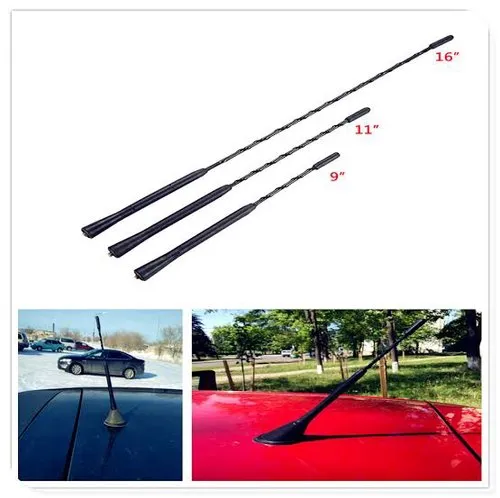 Car bonnet show antenna store